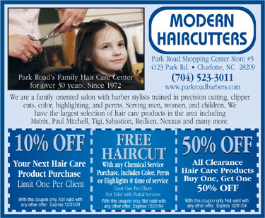 Special Offers - Modern Haircutters